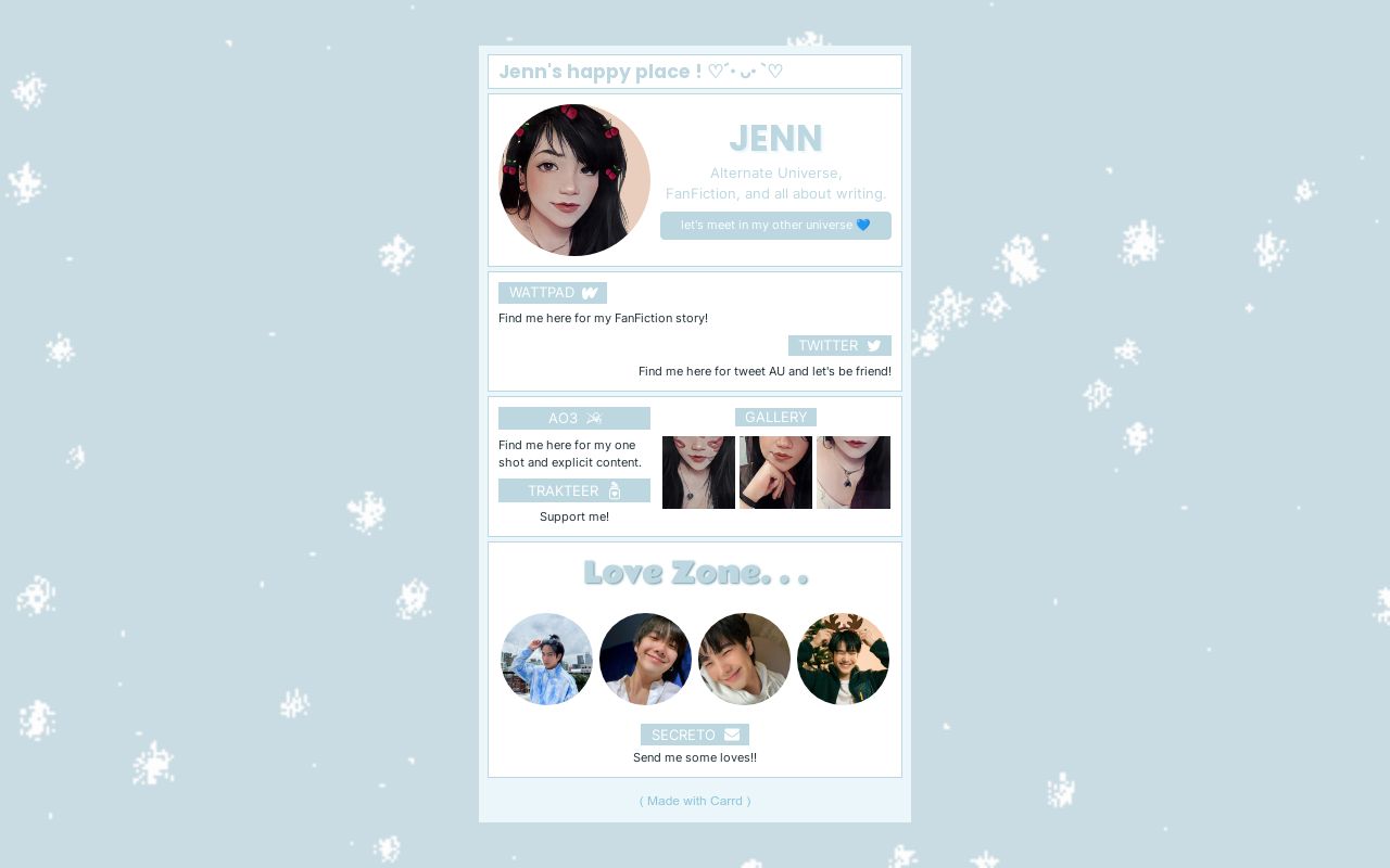 Jenn's Carrd 💙